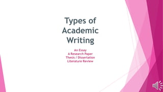 A Guide To Pros & Cons Of Academic Writing | PPT