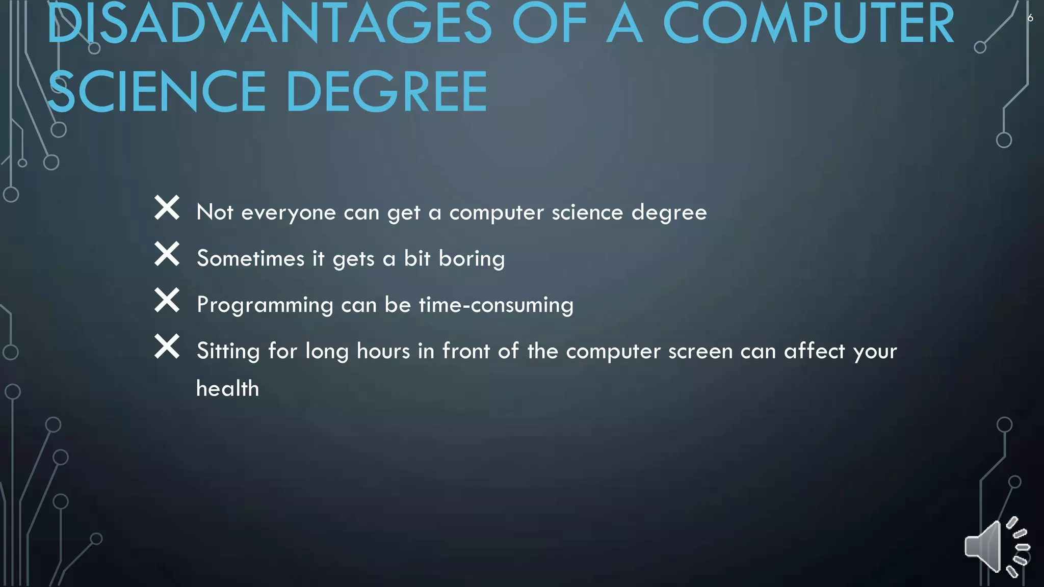 A Guide To Pros & Cons Of Computers Science Degree | PPTX