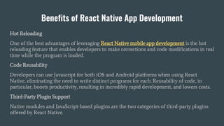 A Guide to React Native App Development | PPTX