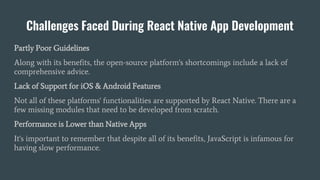 A Guide to React Native App Development | PPTX