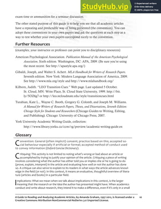 A Guide To Reading And Analysing Academic Articles | PDF