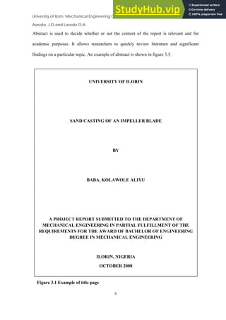 A Guide To Report Writing In Engineering | PDF