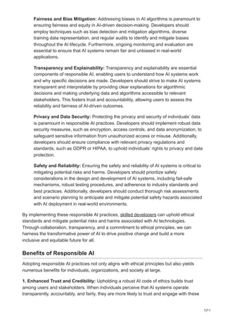 A Guide to Responsible AI.pdf. overview. | PDF