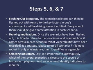 A Guide to Scenario Planning | PPTX