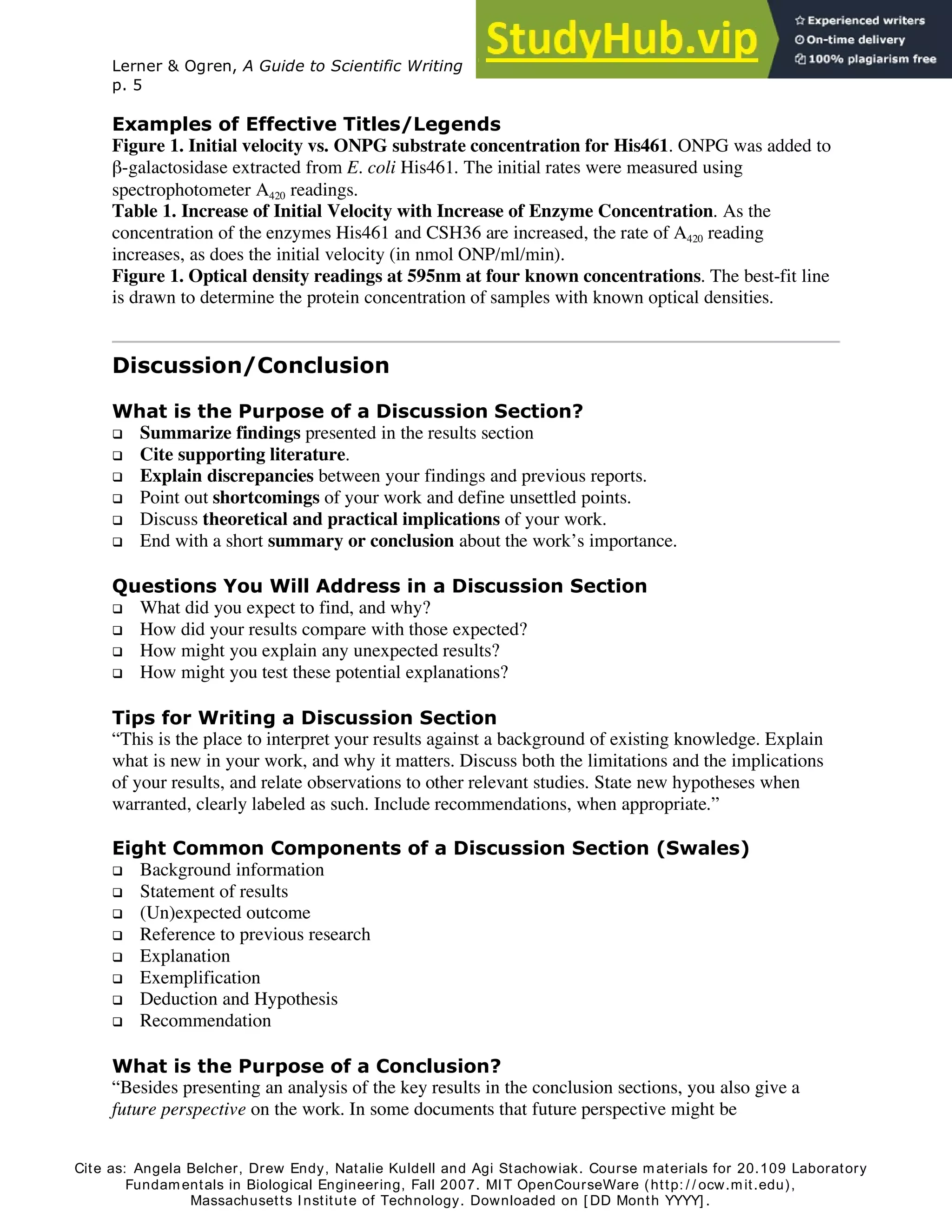 A Guide To Scientific Writing | PDF