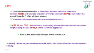 A Guide to Securing Networks for Wi-Fi (IEEE 802.11 Family).pptx | Information and Network ...