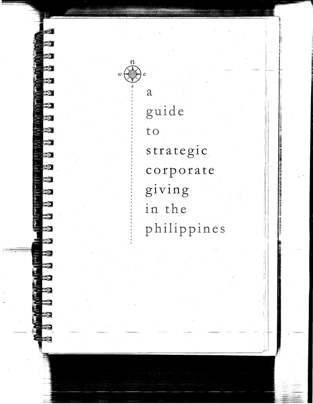 A Guide to Strategic Corporate Giving in the Philippines | PDF
