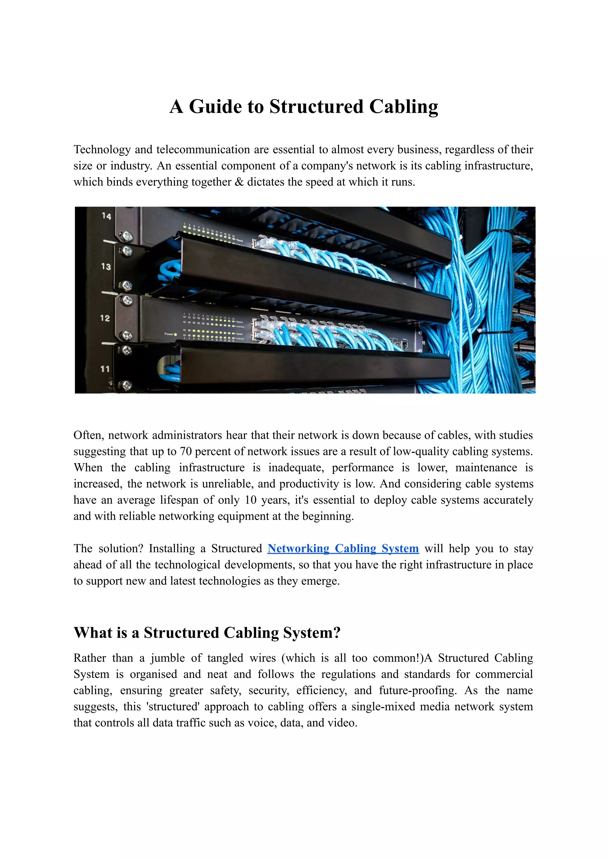 A Guide to Structured Cabling - DINTEK.pdf