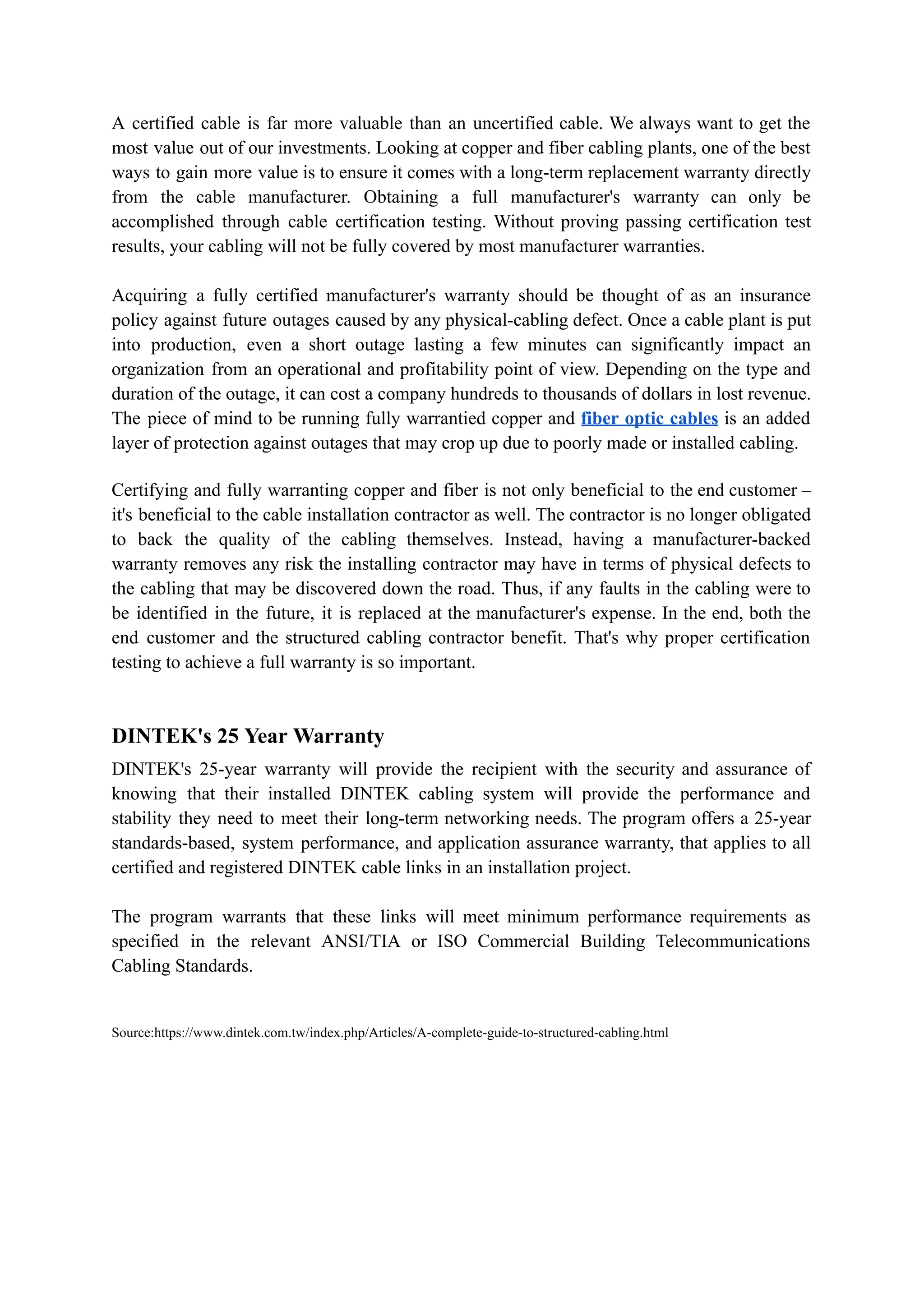 A Guide to Structured Cabling - DINTEK.pdf