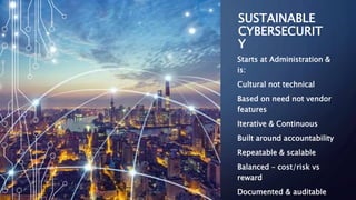 A guide to Sustainable Cyber Security | PPT
