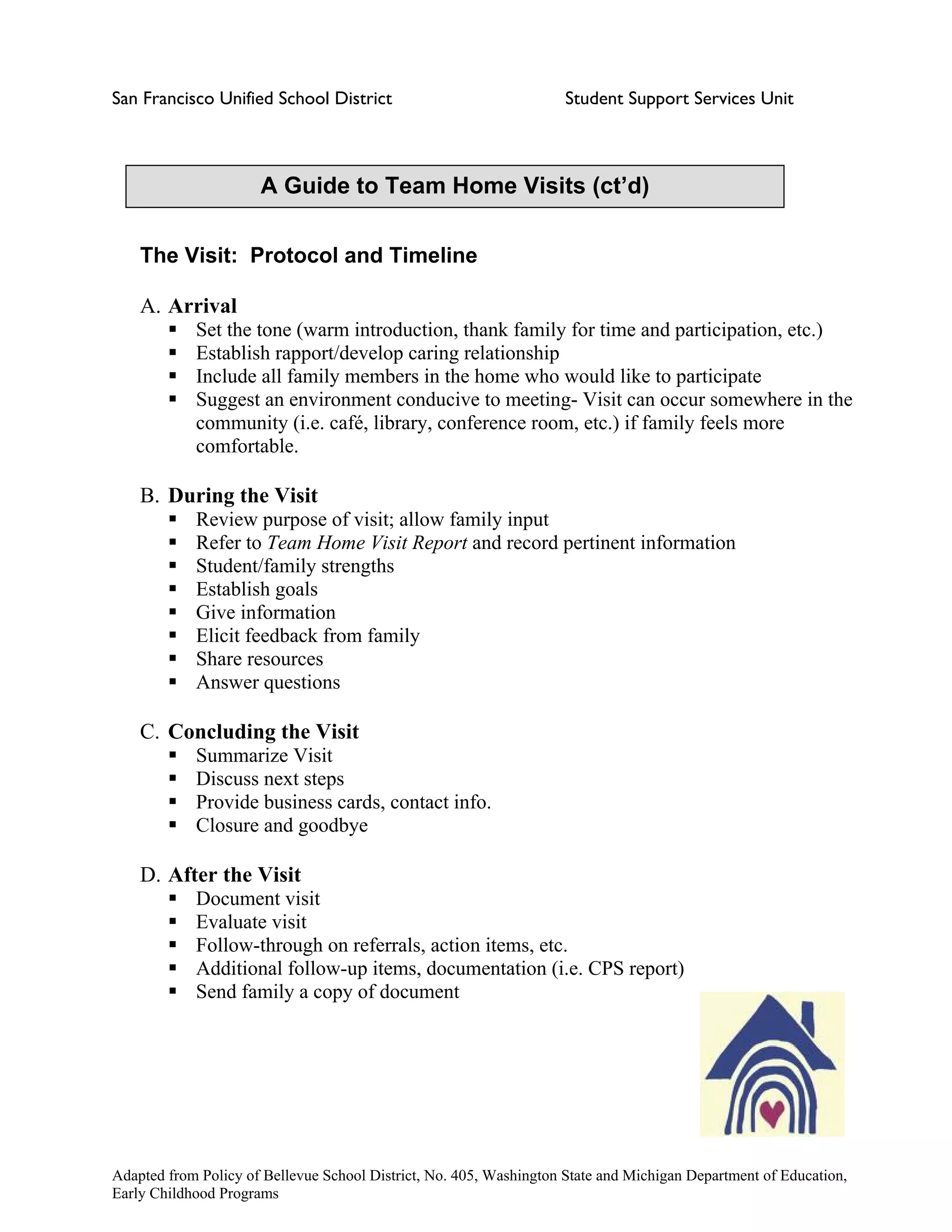 A guide to team home visits | PDF