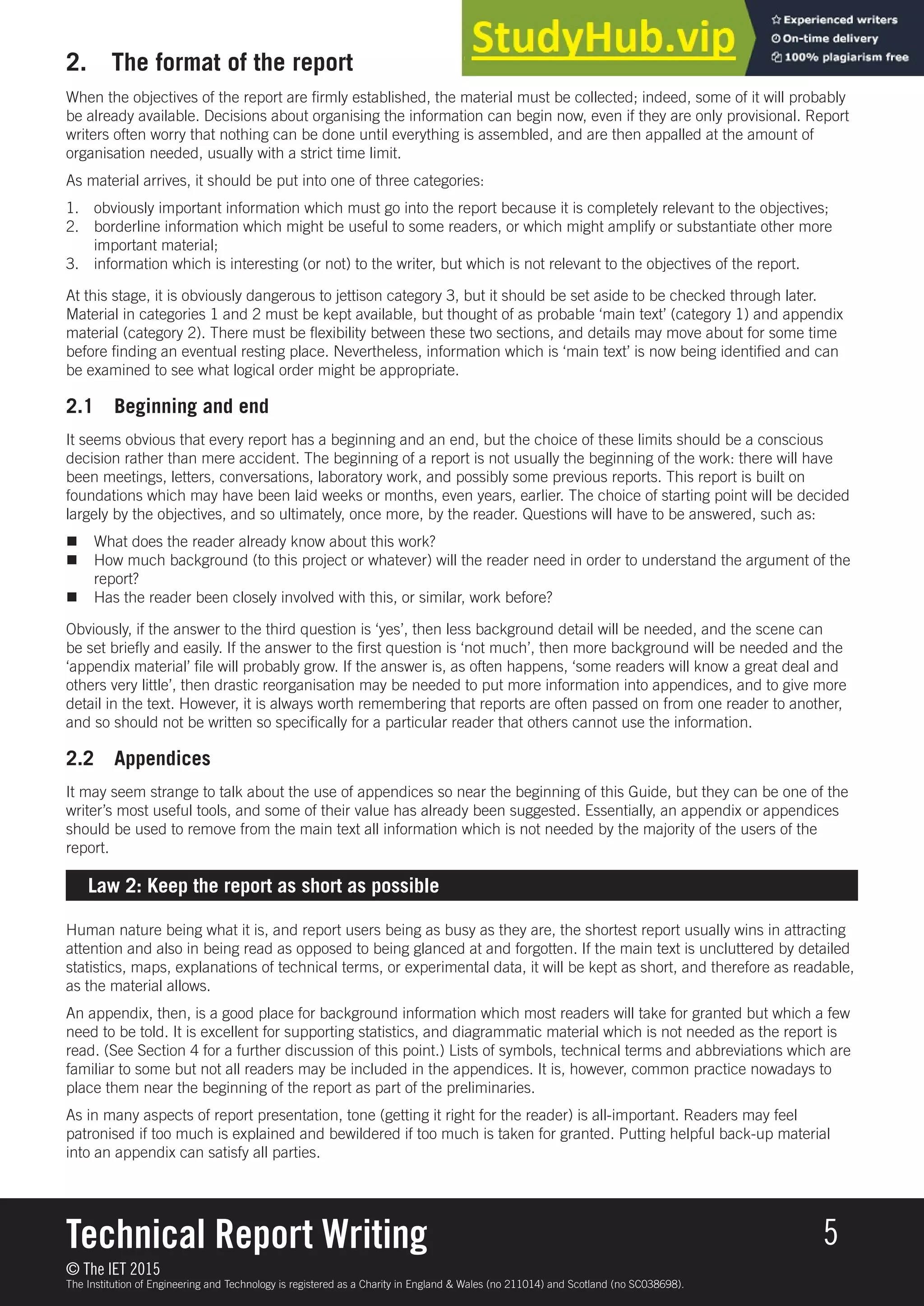 A Guide To Technical Report Writing Technical Report Writing | PDF