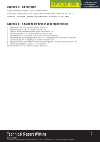 A Guide To Technical Report Writing Technical Report Writing | PDF
