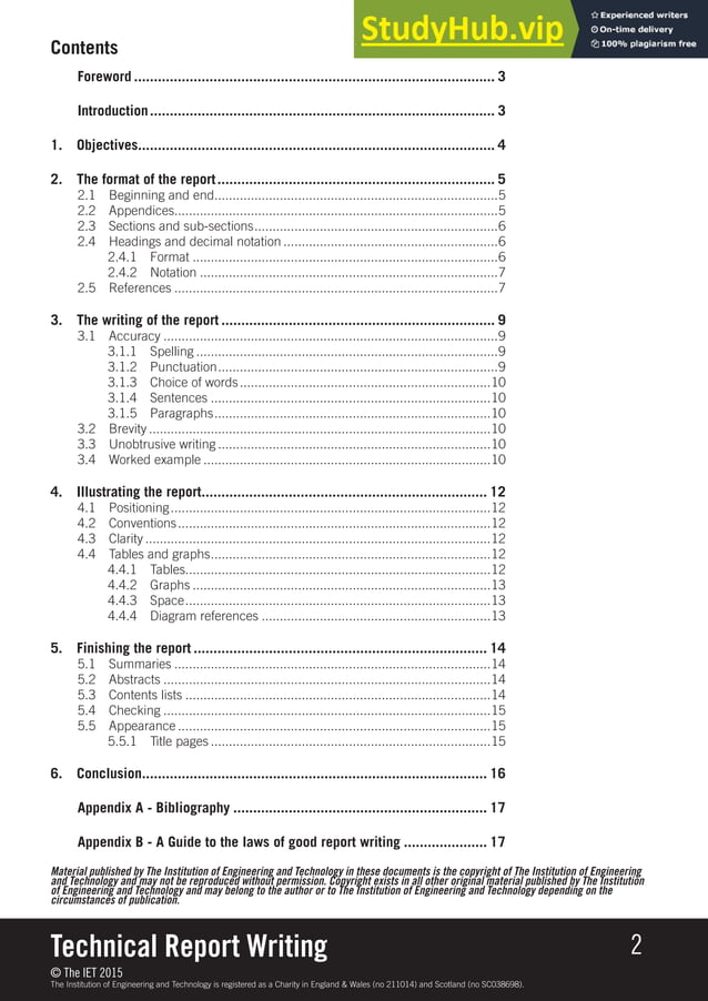 A Guide To Technical Report Writing Technical Report Writing | PDF