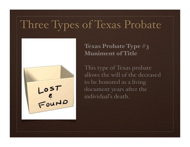A Guide To Texas Probate Law | PDF | Law