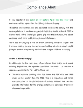 Introductory Guide to the Changes in the Building Regulations Part L ...