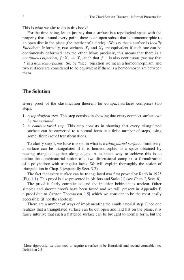 A guide to the classification theorem for compact surfaces