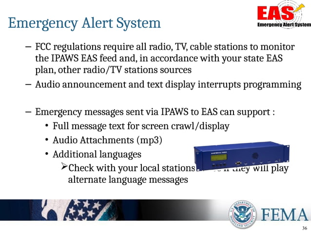 A Guide To The Emergency Alert System (EAS) And Wireless Emergency ...