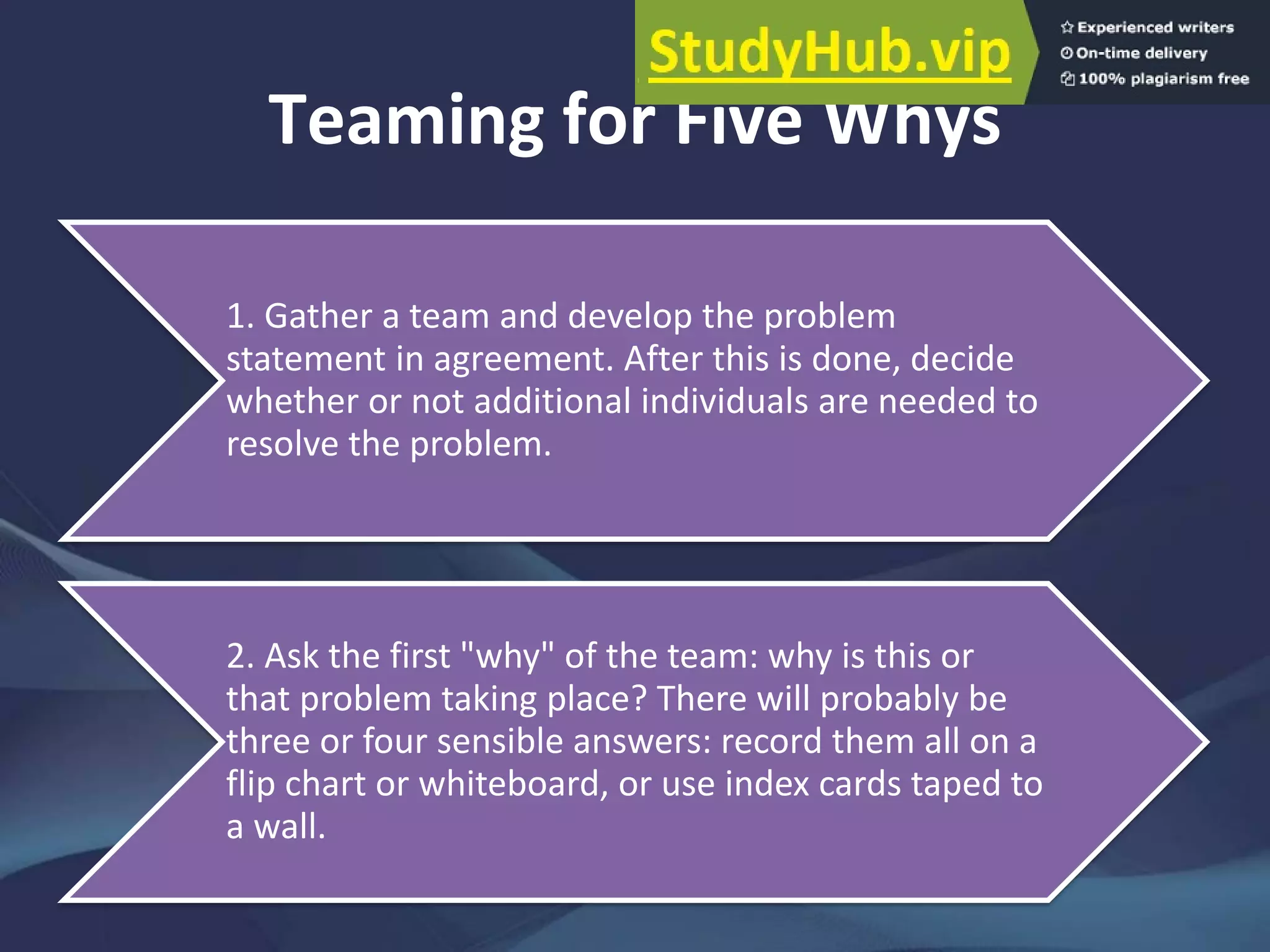 A Guide To The Five Whys Technique | PDF