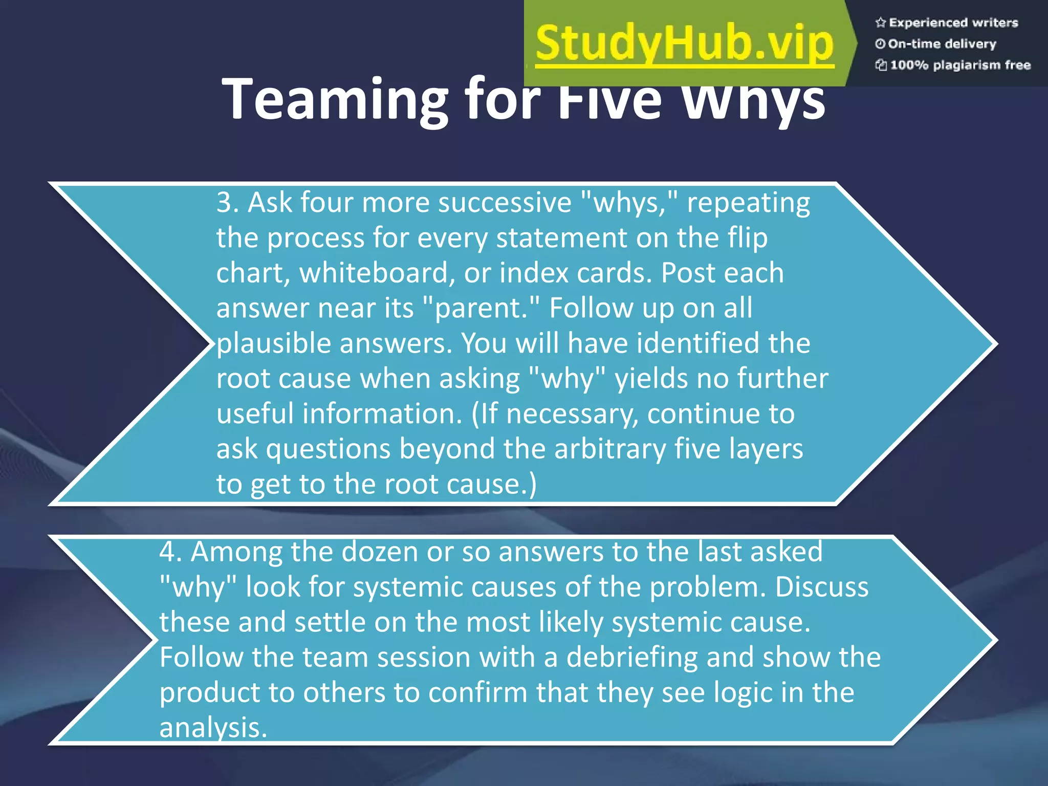 A Guide To The Five Whys Technique | PDF