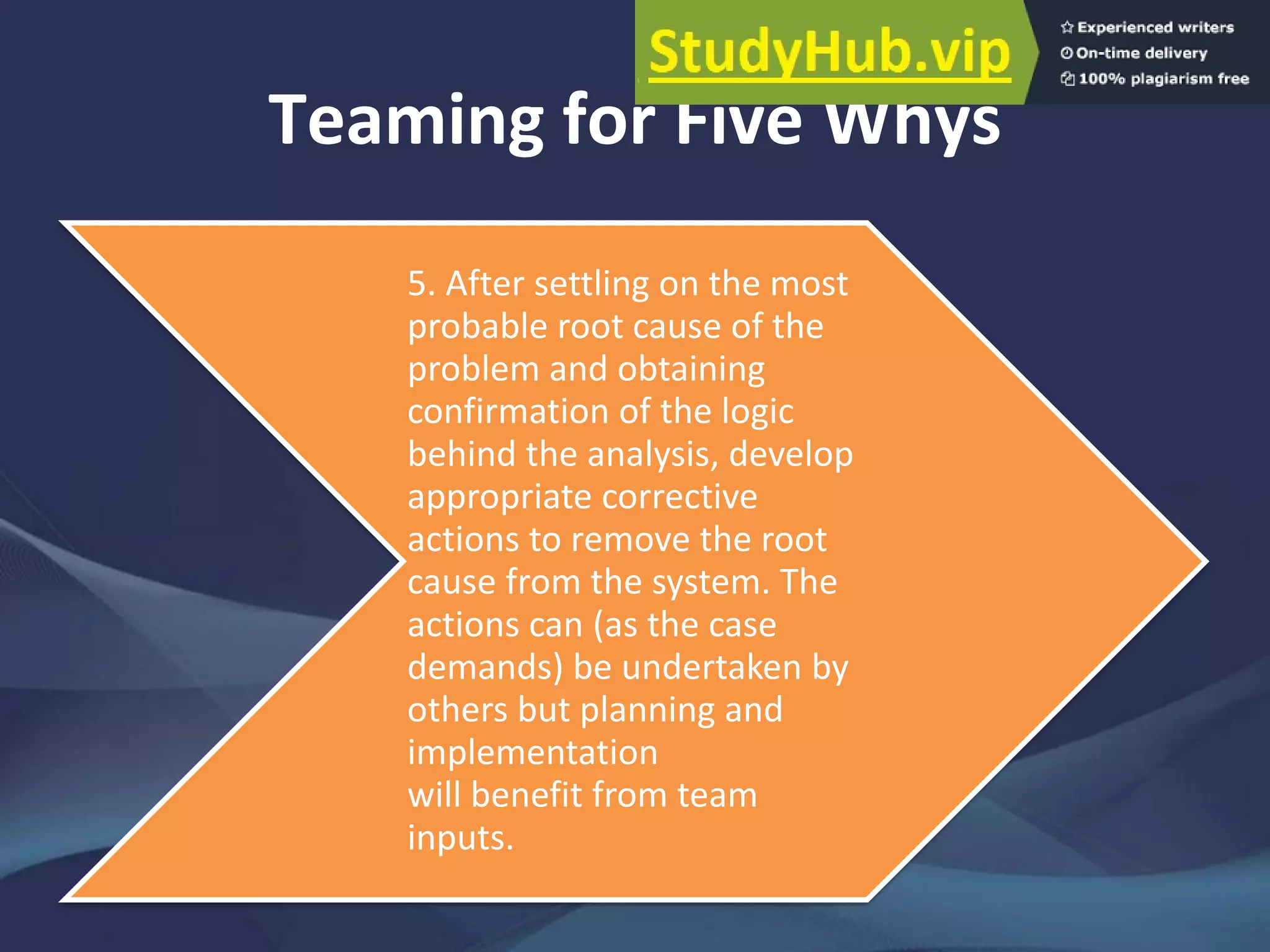 A Guide To The Five Whys Technique | PDF