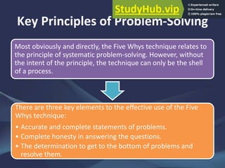 A Guide To The Five Whys Technique | PDF