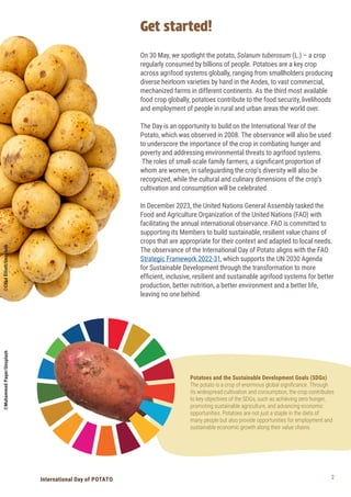 A guide to the International day of Potatoes 2024 - May 30th | PDF