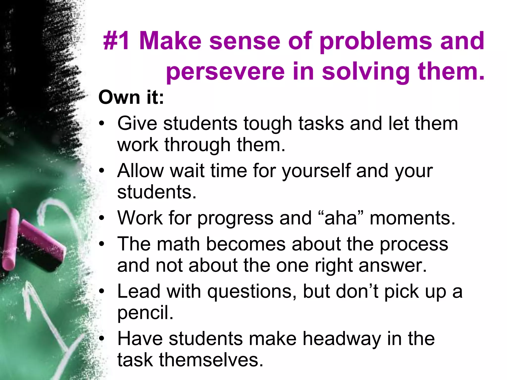 A Guide to the Mathematical Practice Standards in Mathematics.ppt