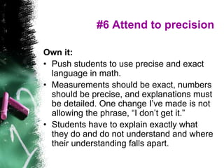 A Guide to the Mathematical Practice Standards in Mathematics.ppt