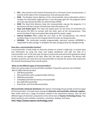 A Guide to the Microcontroller, Its Functioning, Types, and Applications .pdf