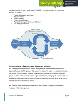 A Guide To The PMD Pro1 Project Management For Development ...