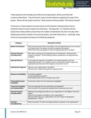 A Guide To The PMD Pro1 Project Management For Development ...