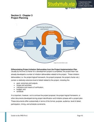 A Guide To The PMD Pro1 Project Management For Development ...