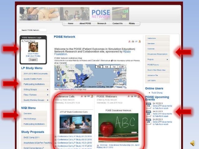 A guide to the poise network website v1.3 | PPT