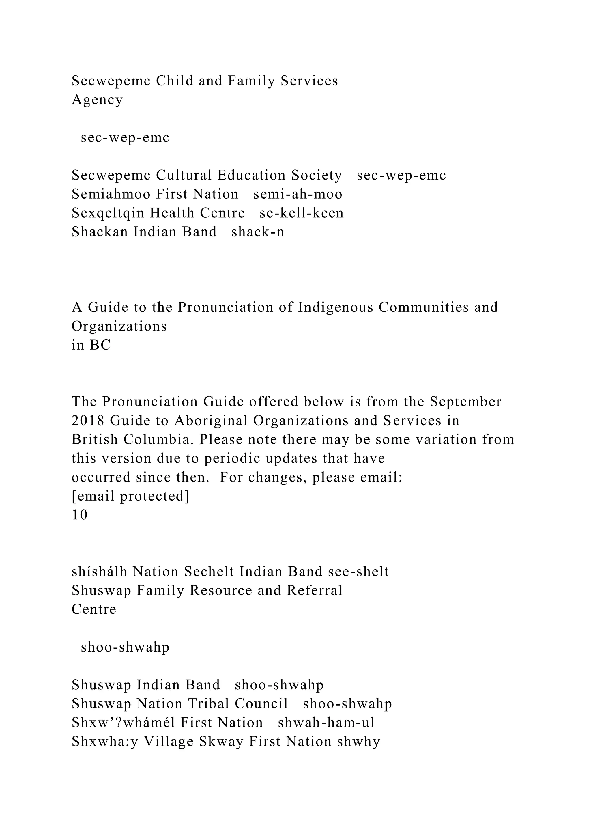 A Guide to the Pronunciation of Indigenous Communities and Org.docx