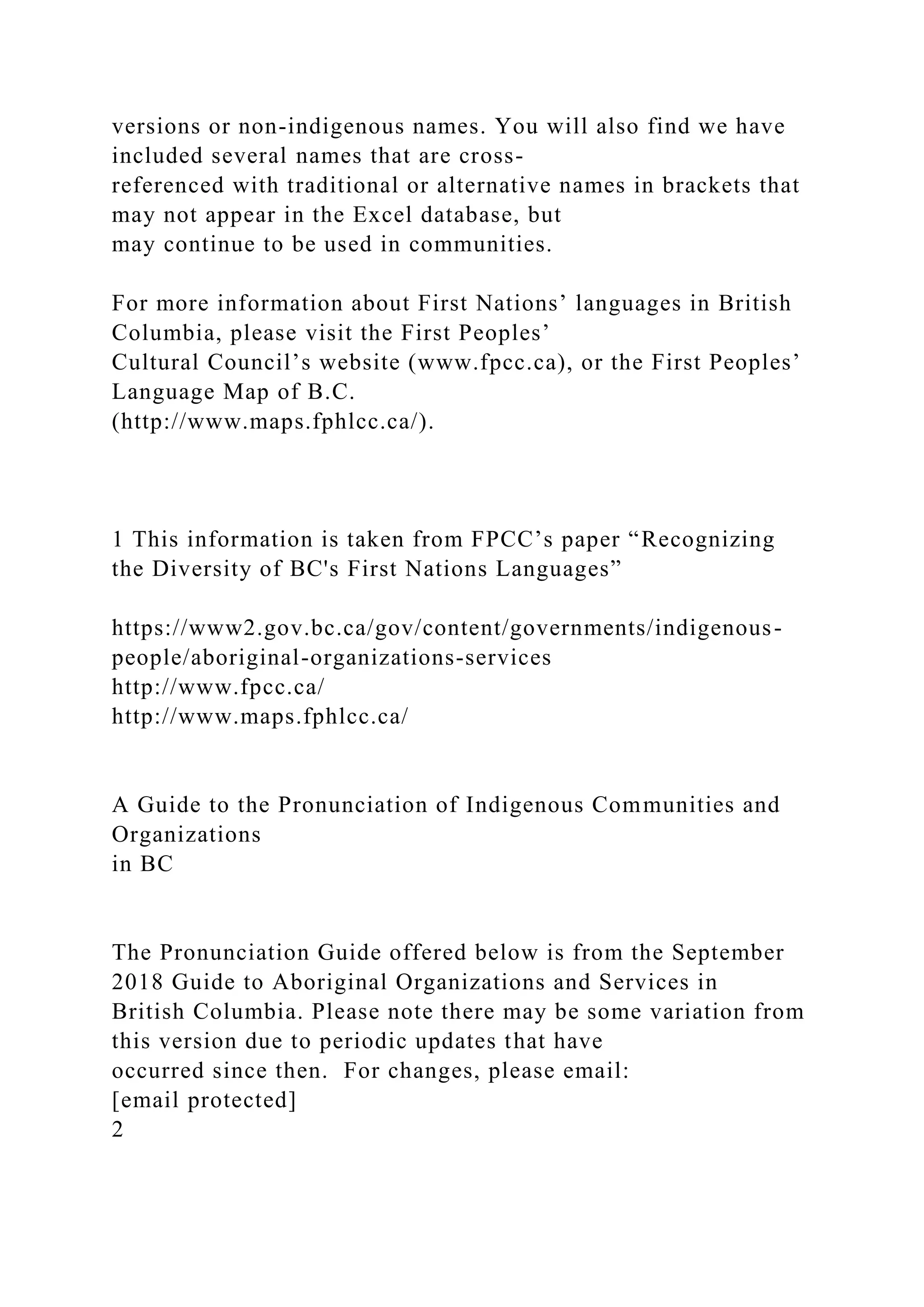 A Guide to the Pronunciation of Indigenous Communities and Org.docx