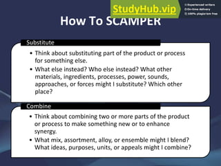 A Guide To The SCAMPER Technique | PDF