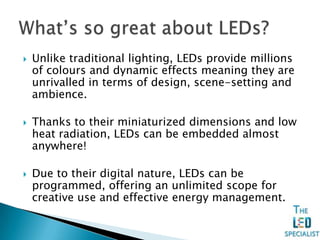 A guide to the specification of led lighting | PPT