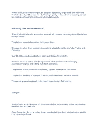 A Guide to the Top 8 Live Streaming Platforms | PDF