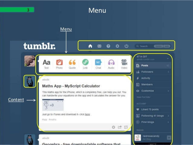 Blogging with Tumblr - a step by step guide.