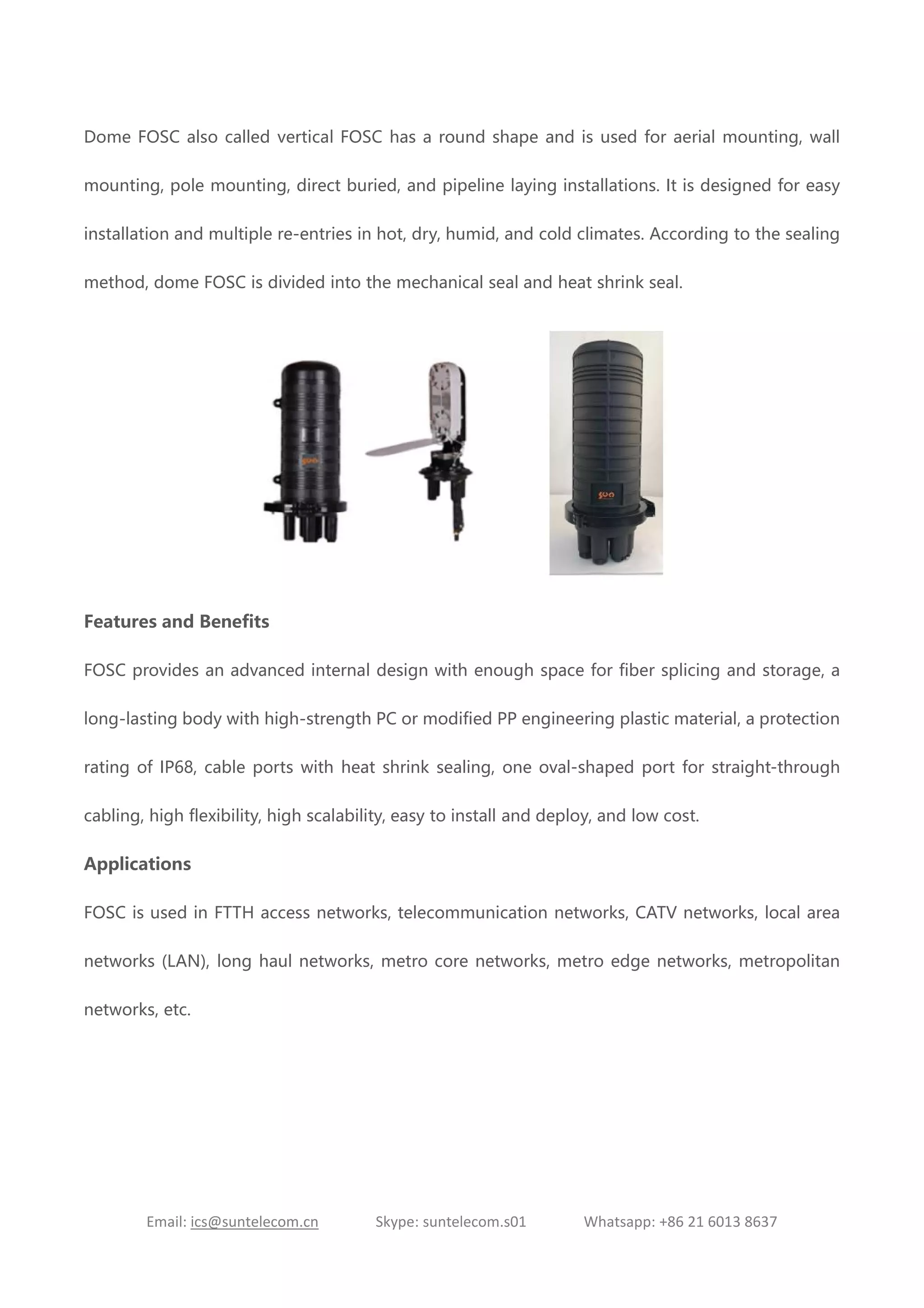 A Guide To Understanding Fiber Optic Splice Closure（FOSC） | PDF