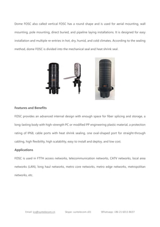 A Guide To Understanding Fiber Optic Splice Closure（FOSC） | PDF