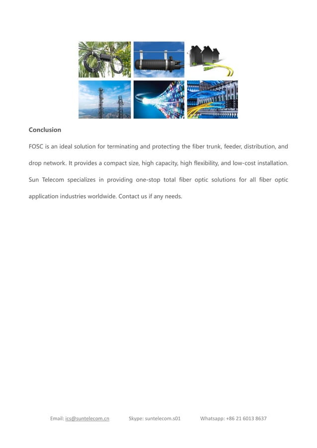 A Guide To Understanding Fiber Optic Splice Closure（FOSC） | PDF