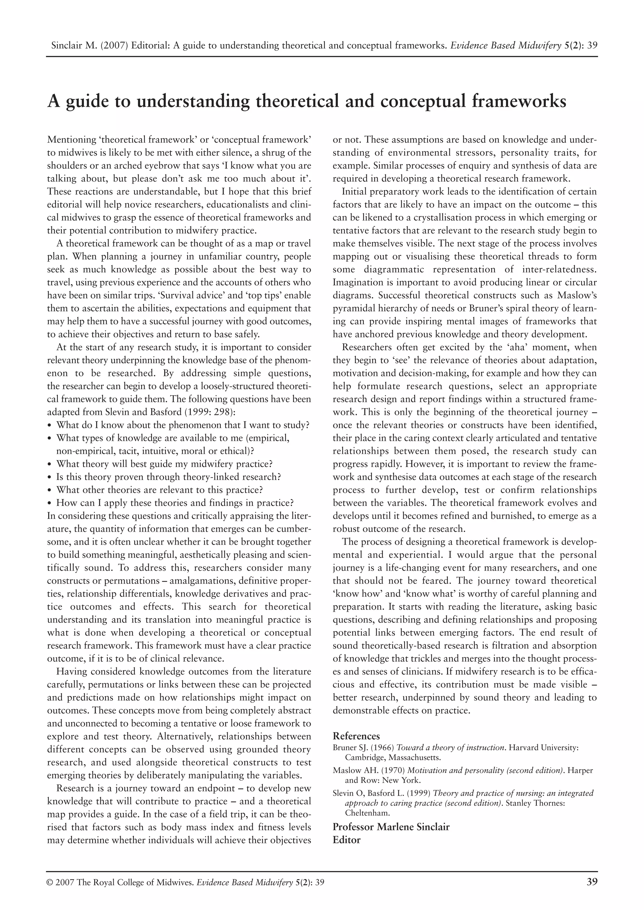 A guide to understanding theoretical and conceptual framework | PDF ...