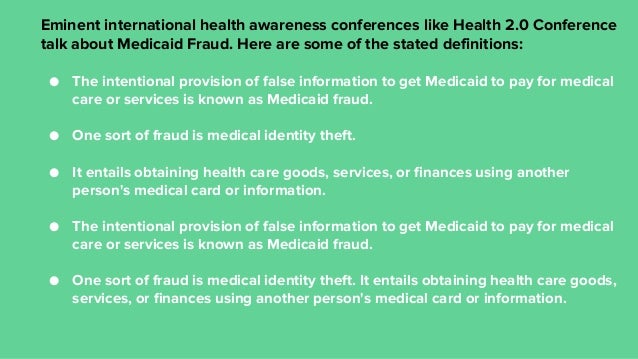 A Guide to Understand Medicaid Fraud & Scams | PPTX