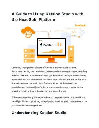 A Guide to Using Katalon Studio with the HeadSpin Platform.pdf