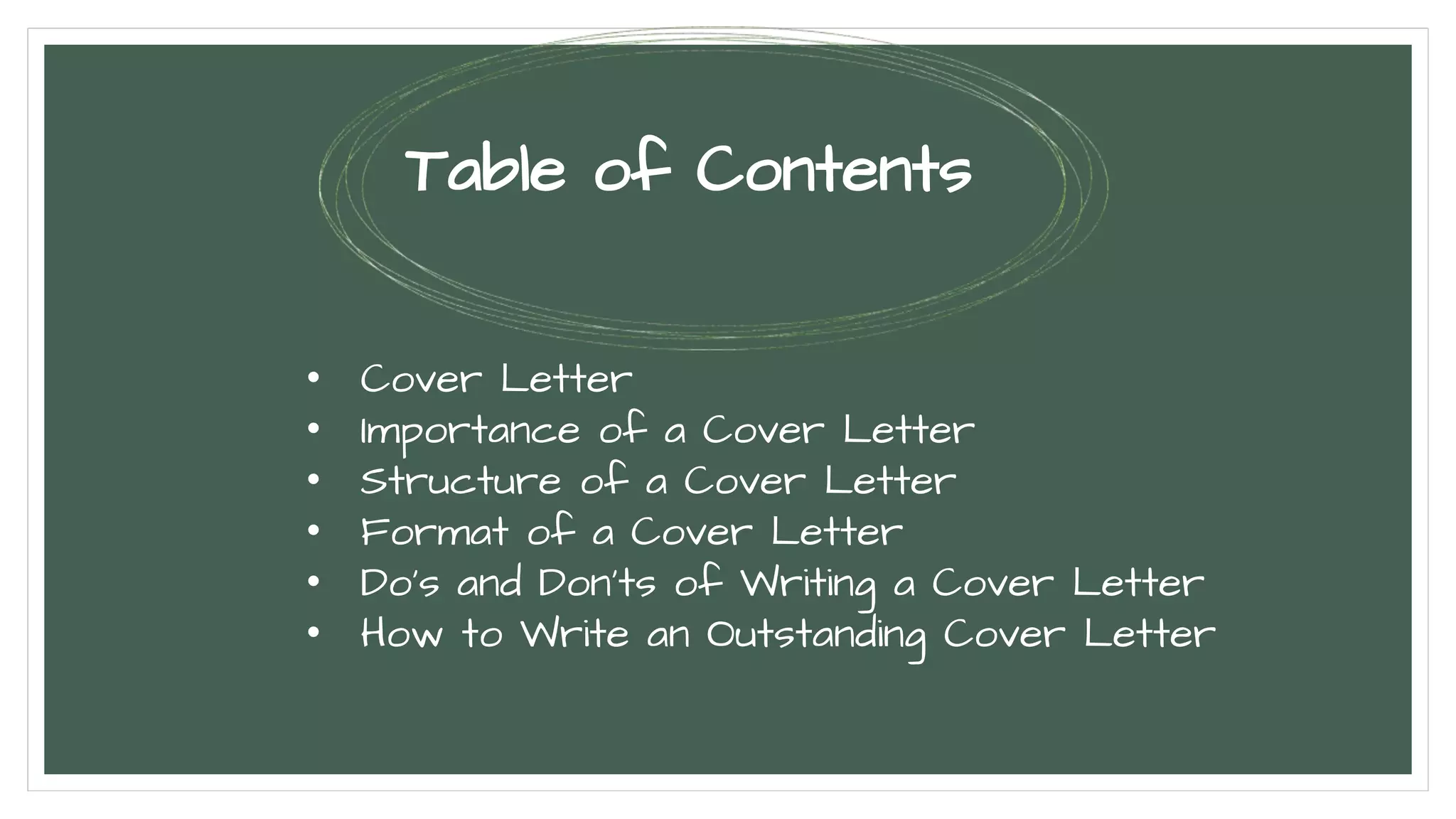 A Guide To Write An Outstanding Cover Letter | PPT
