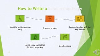 A Guide To Write A Winning Scholarship Essay | PPTX