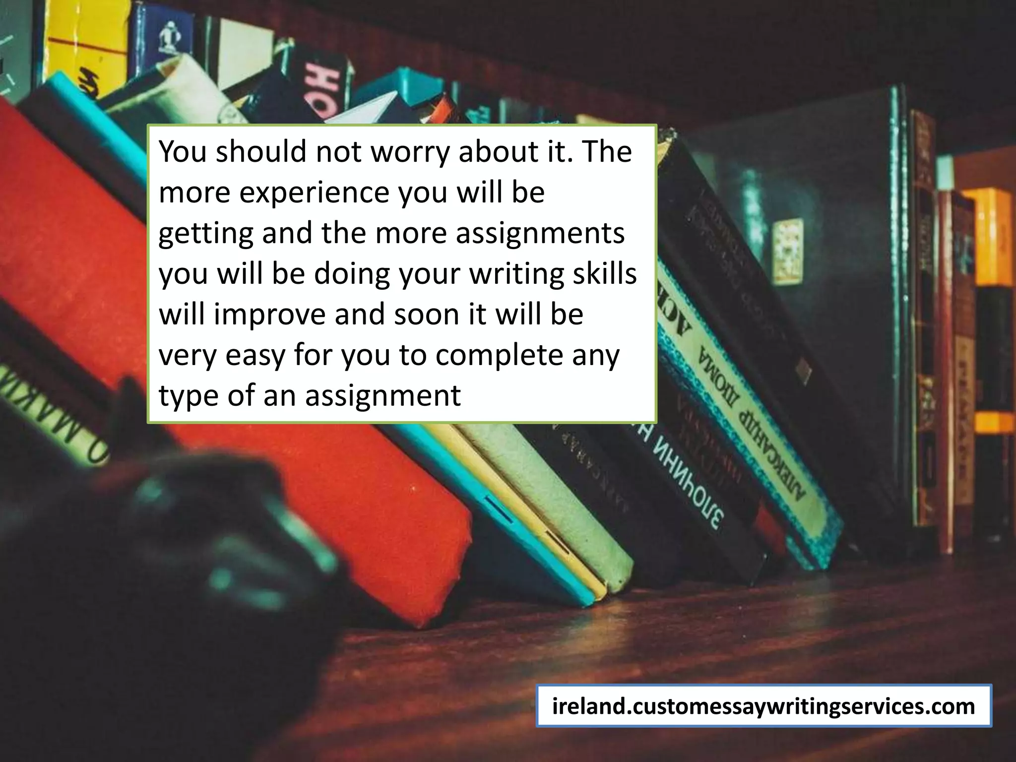 A Guide to Writing Assignments | PPT