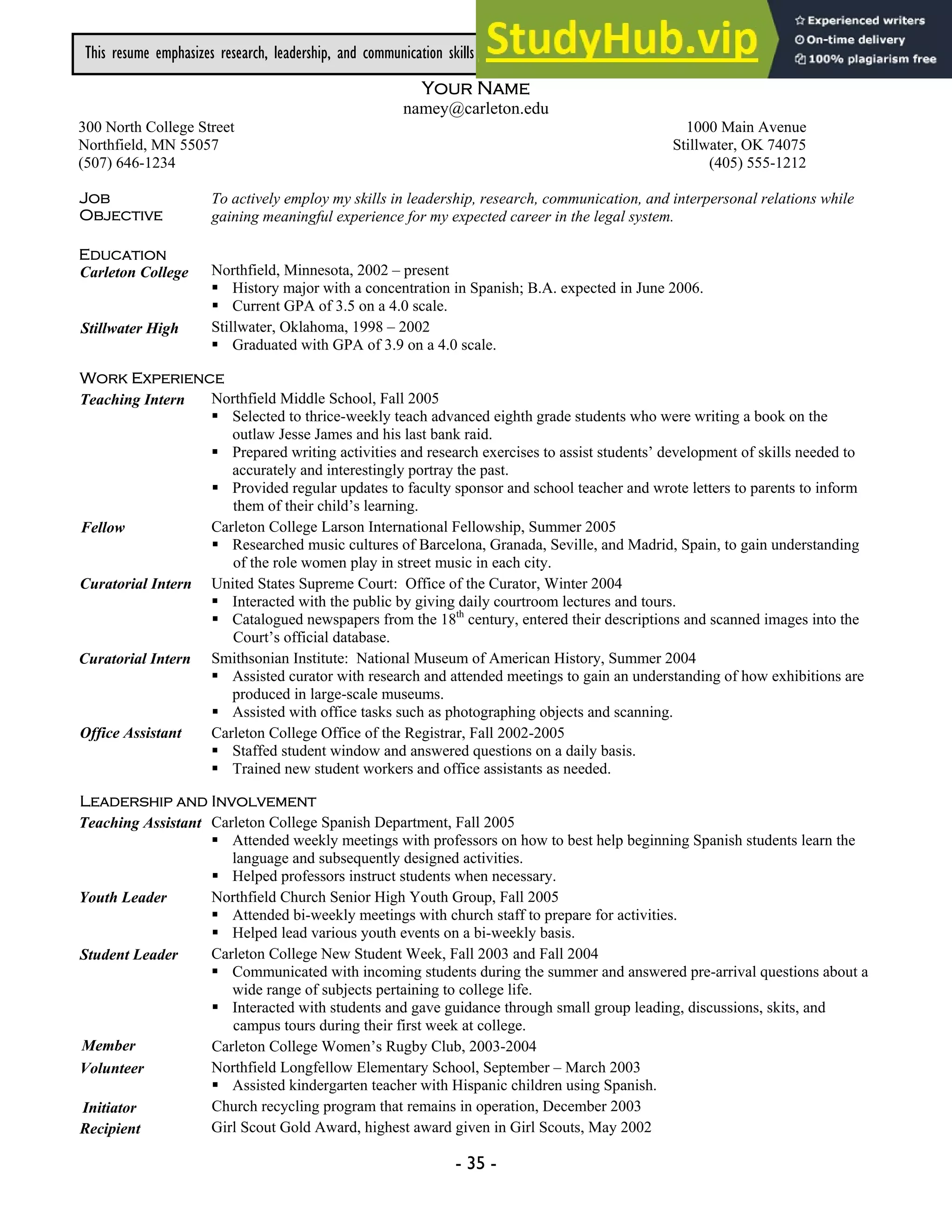 A Guide To Writing Effective Resumes And Cover Letters | PDF